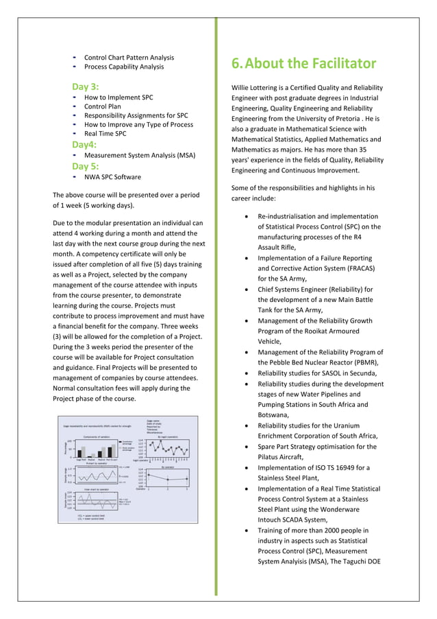 Spc and msa brochure | PDF
