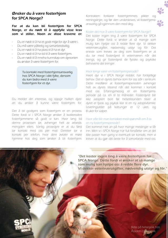 SPCA Norge, nasjonal brosjyre 2011 | PDF