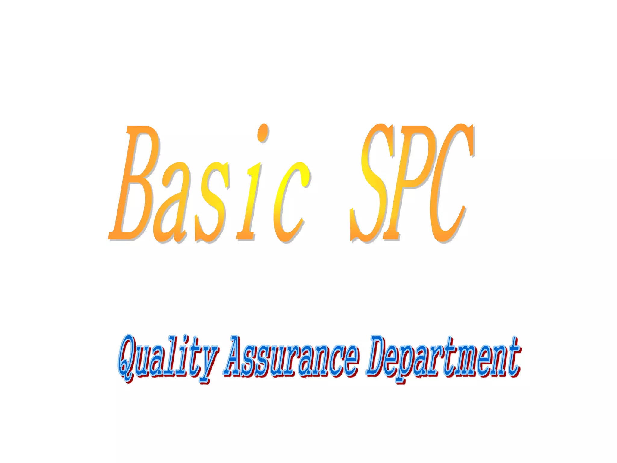 Spc basic for training in thai | PPTX