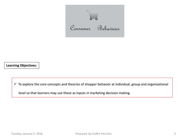 consumer behavior | PPT