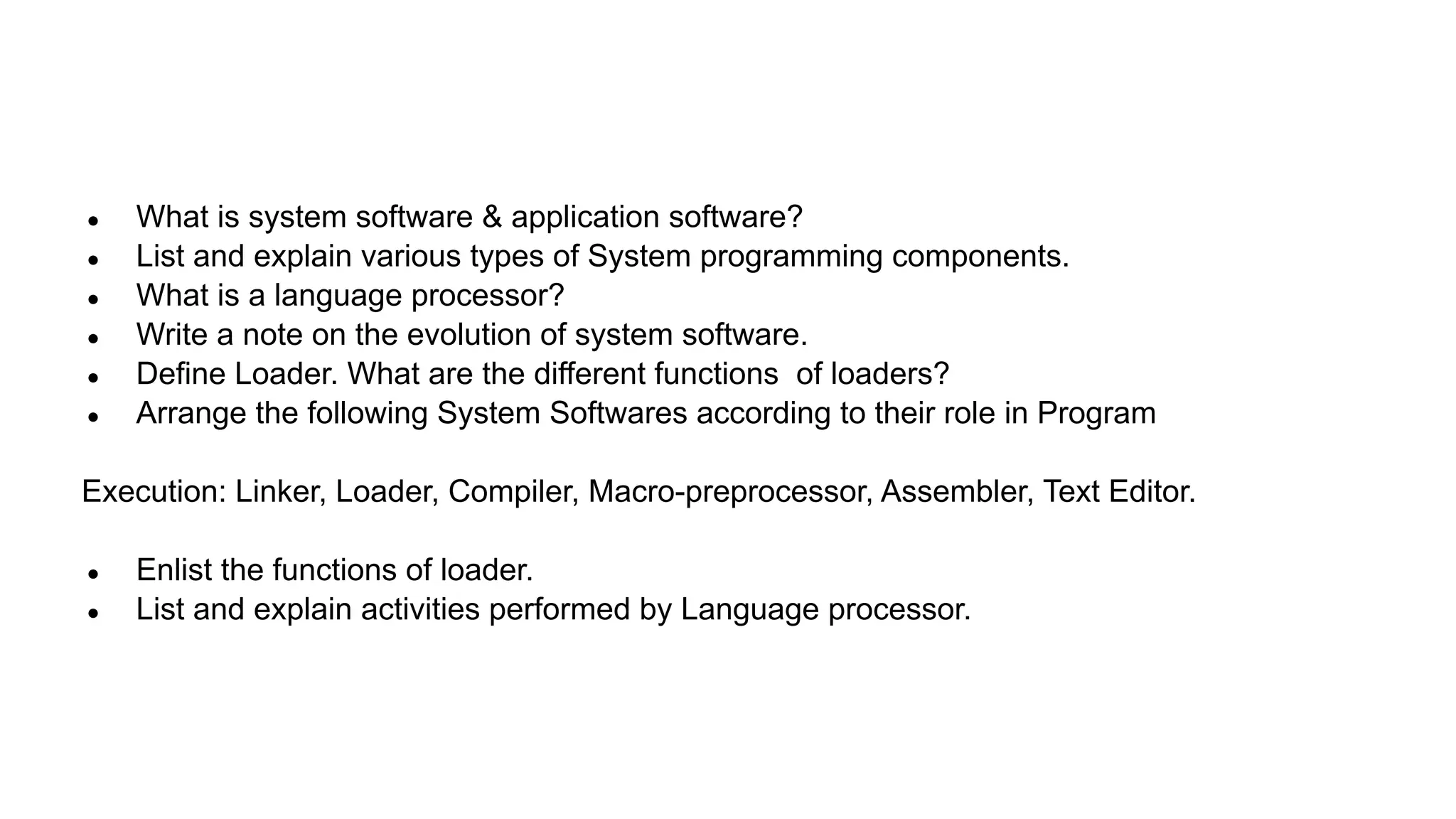 SPCC:System programming and compiler construction | PDF