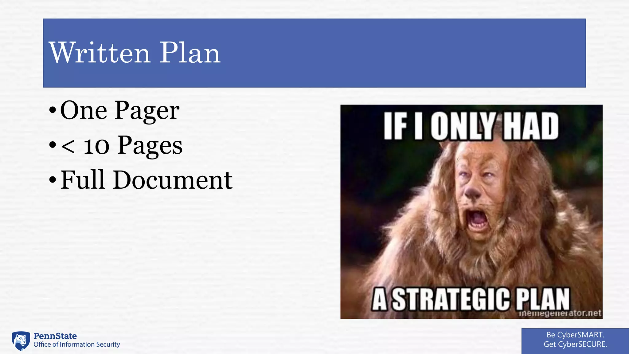 Spc cyber security strategy | PPTX