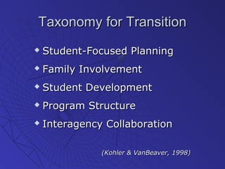 Spced60007 new spced transition harvey.ppt