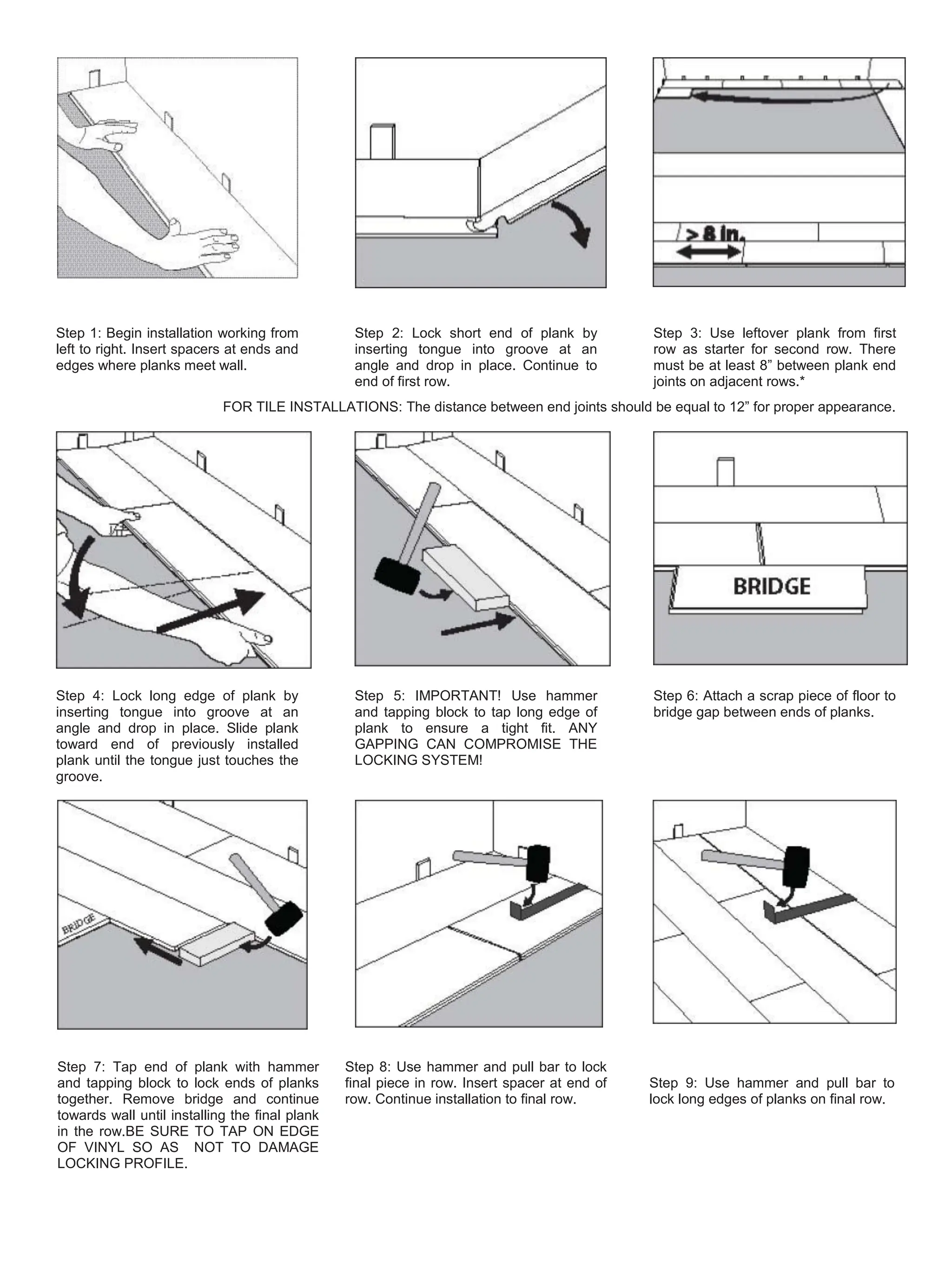 SPC floor installation for interior design | PDF
