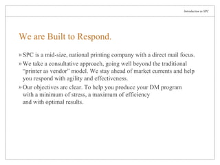 Spc Gen Pres Final | PPT