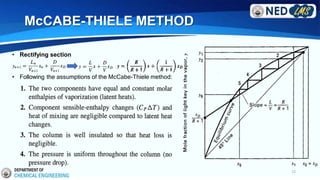 SP CH-302 - Distillation & Calculations. | PDF