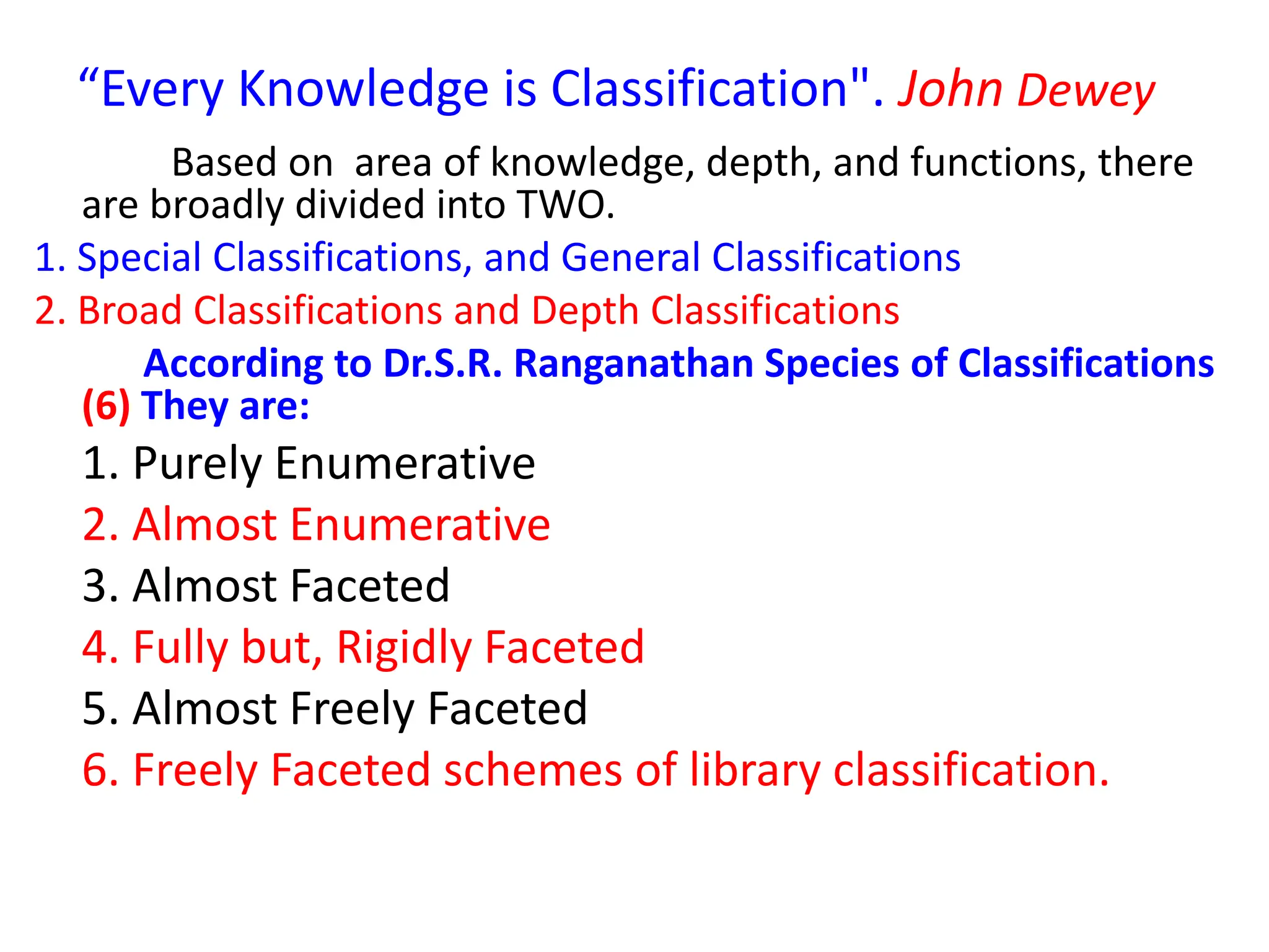 Spcies of Lib Classification Schemes.ppt