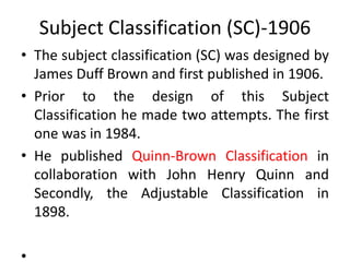 Spcies of Lib Classification Schemes.ppt