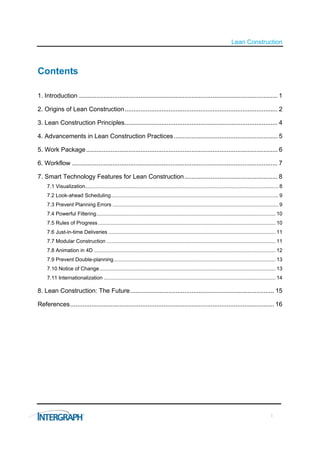 Lean Construction - Whitepaper | PDF