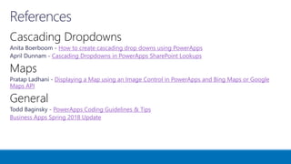 SPCNA 2018 - Top Form - Using PowerApps to Replace List Forms | PPT
