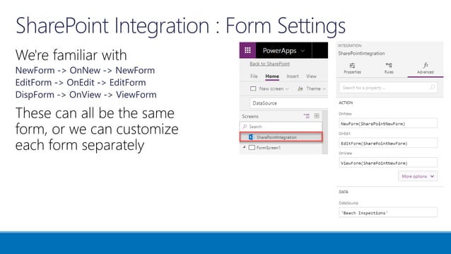 SPCNA 2018 - Top Form - Using PowerApps to Replace List Forms | PPT
