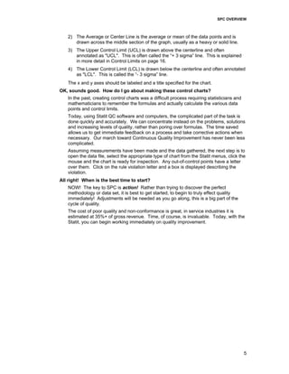 Spc overview mfg | PDF