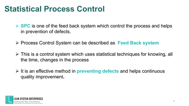 STATISTICAL PROCESS CONTROL PRESENTATION | PDF | Business | Business ...