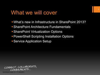 SPCSEA 2013 - Setting up SharePoint 2013: Tips and Tricks and PowerShell Scripts | PPT