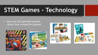 STEM Tabletop Games for K-12 | PPT