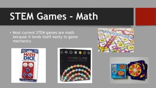 STEM Tabletop Games for K-12 | PPT