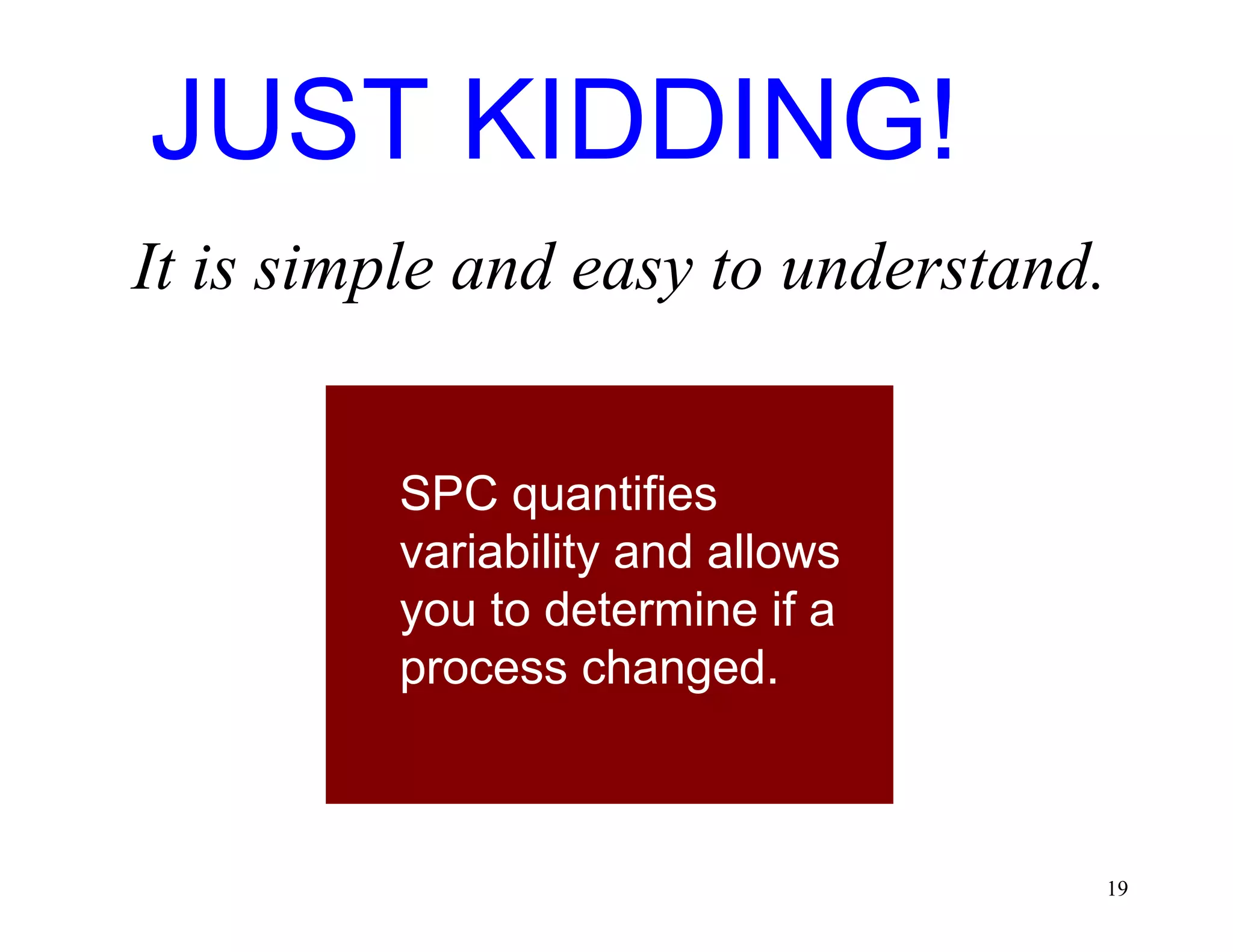 Spc training | PPT