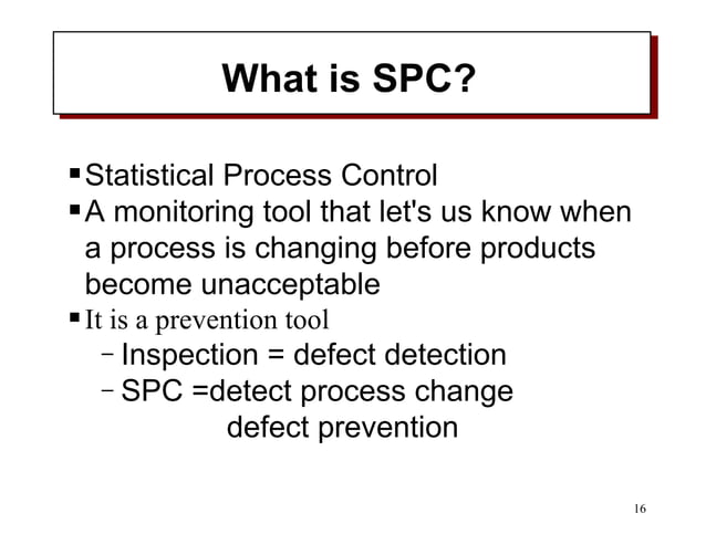 Spc training | PPT