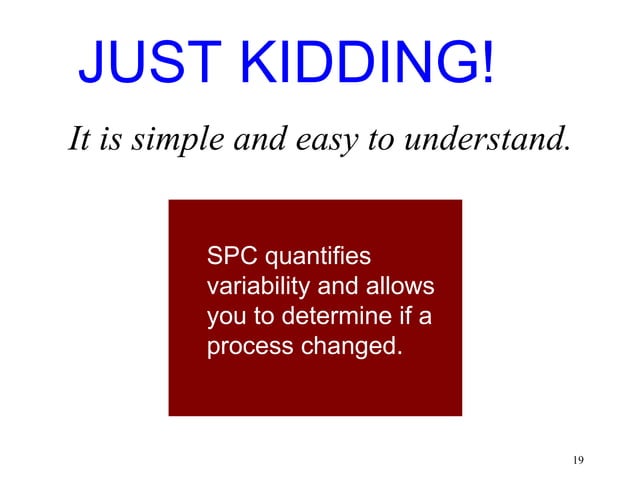 Spc training | PPT