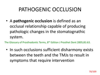 Occlusion In Fixed Partial Denture | PPTX