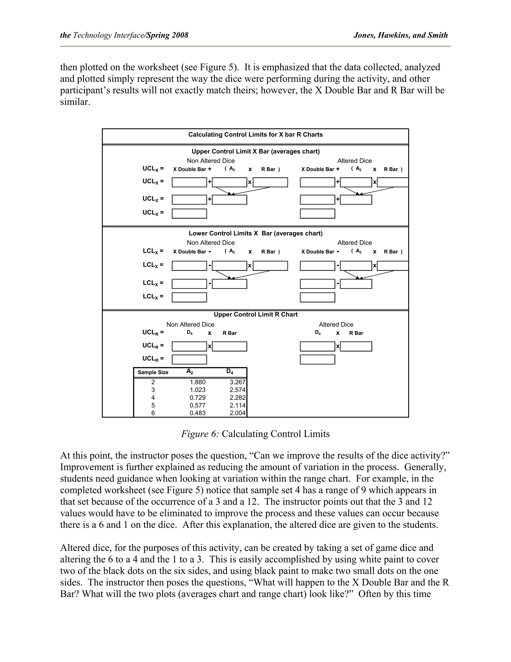 SPC with Dice to understand Normal Curve | PDF | Educational Assessment ...