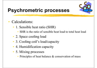 air conditionning processes and cycles course | PDF