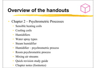 air conditionning processes and cycles course | PDF