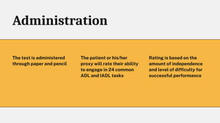 Self-Assessment Parkinson's Disease Disability Scale (SPDDS) and Texas ...