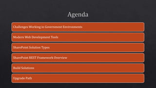 SharePoint Development in Government Environments | PPT