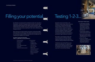 Spee-Dee Manufacturing Product Brochure... Reduce your downtime and ...