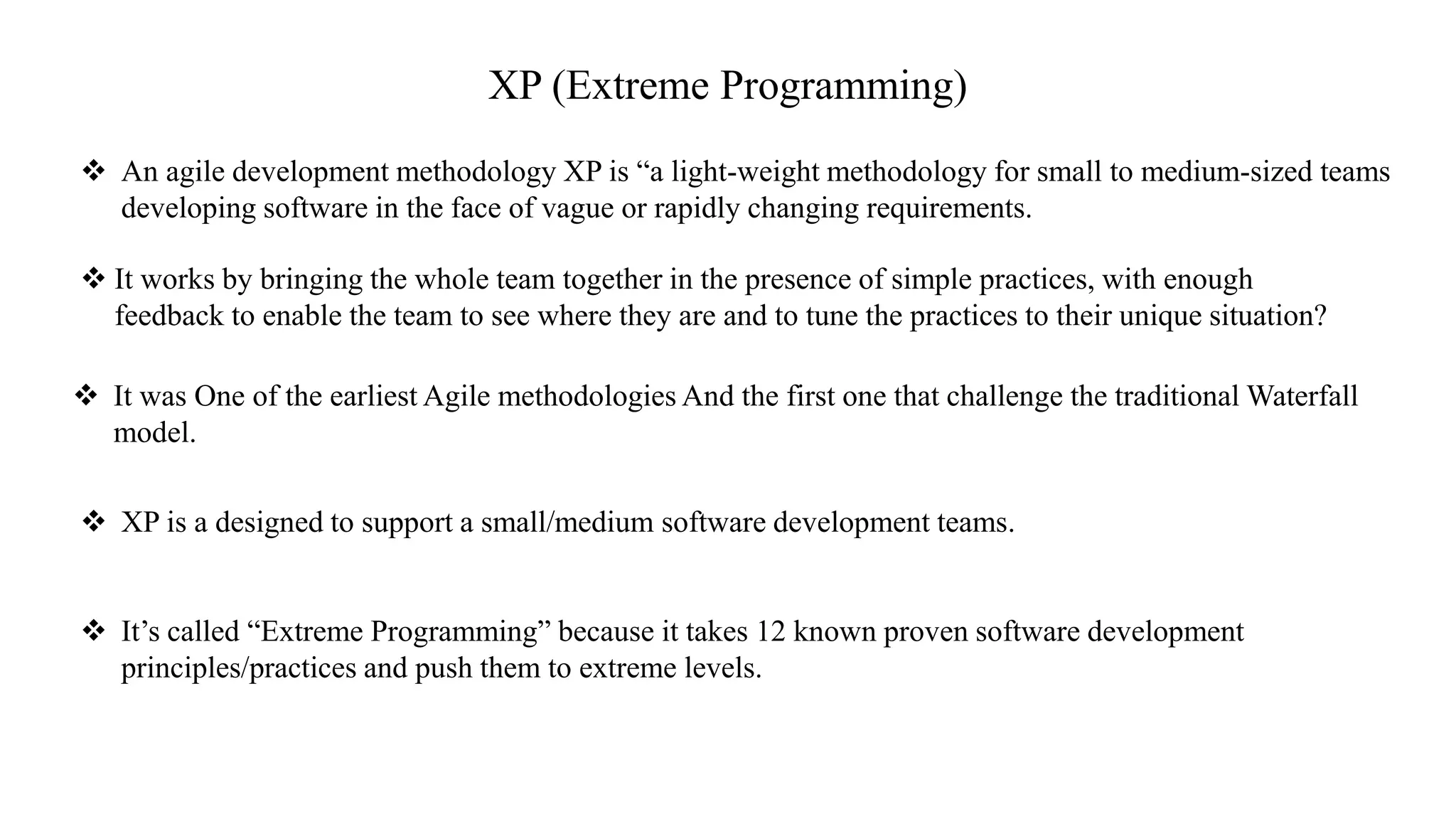 Extreme Programming | PPT