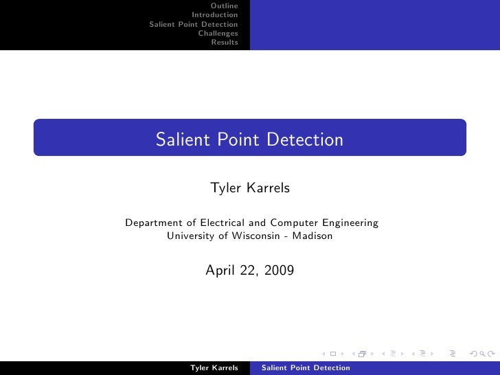 Salient Point Detection salient-point-detection