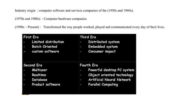 Evolving role of Software | PPTX