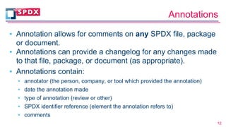 SPDX 2.0: introduction | PPT