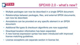 SPDX 2.0: introduction | PPT