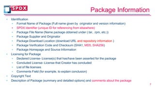 SPDX 2.0: introduction | PPT