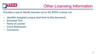 SPDX 2.0: introduction | PPT