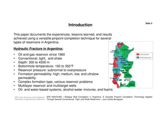 Multipay Well Completion in Argentina: A Versatile Pinpoint Completion ...
