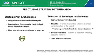 SPE 192047 technical presentation - 2018 SPE Conference (Brisbane, AU ...