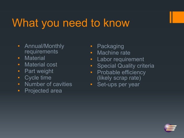 SPE Injection Molding Training Presentation | PPTX