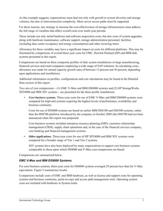 VALUE PROPOSITION FOR IBM SYSTEM STORAGE: COST/BENEFIT CASE FOR SAP DEPLOYMENT IN ENTERPRISE ...