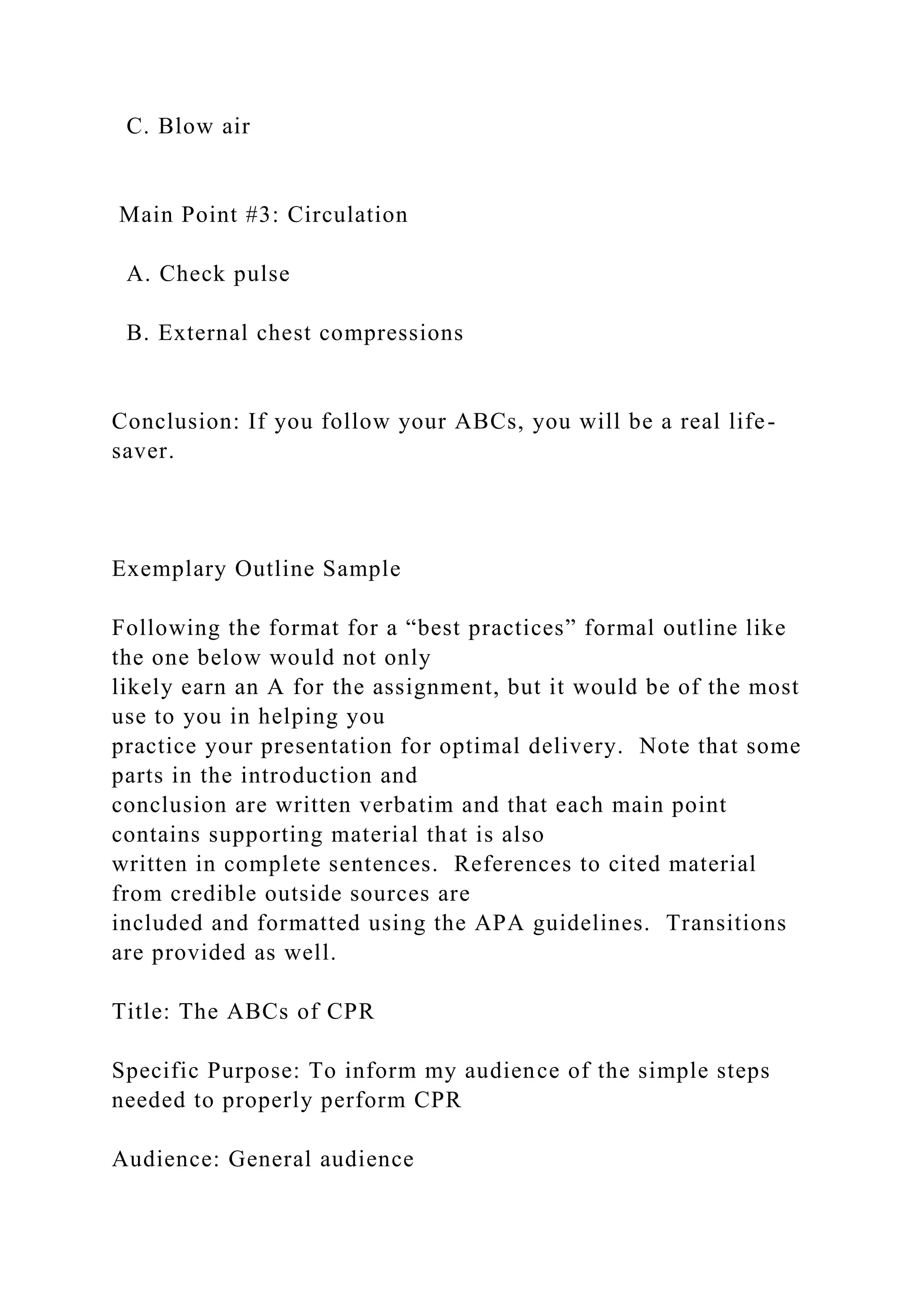 SPE103 Oral Communication – Presentation Outline Samples .docx