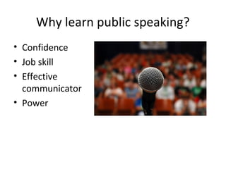 SPE 108: Section 1 - Parts of the Speech | PPT