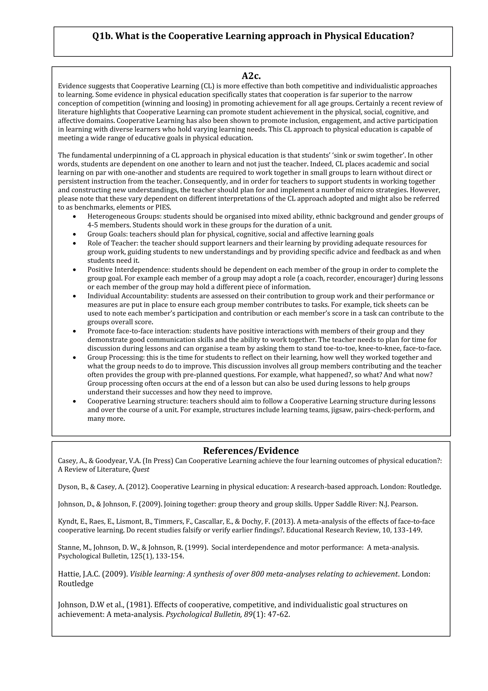Spe 111 teaching approaches | PDF