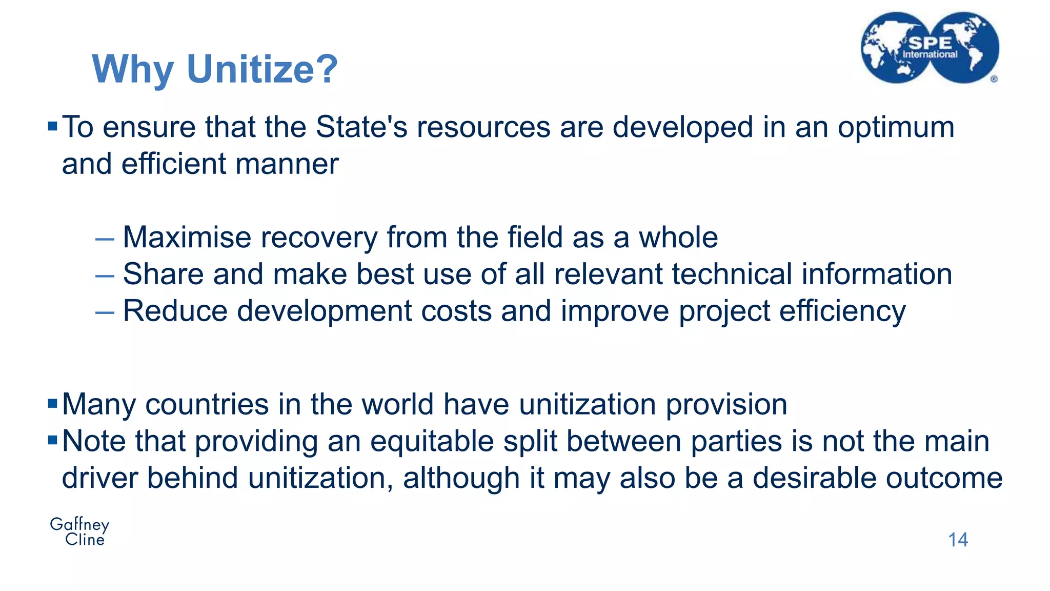 Who Owns the Oil? The How and Why of Unitization | PDF