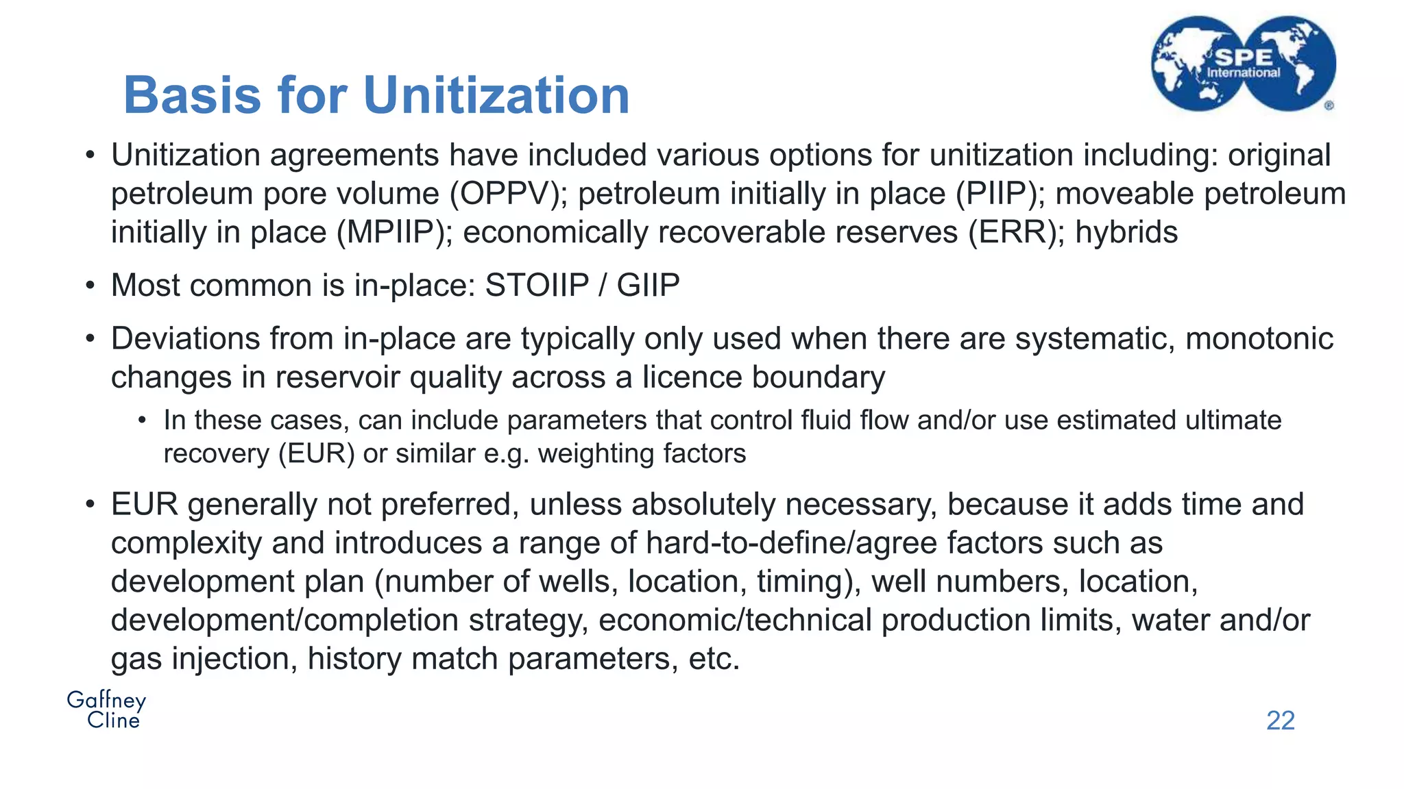 Who Owns the Oil? The How and Why of Unitization | PDF