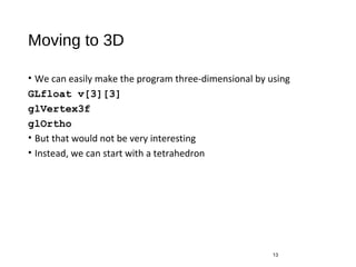 Programming with OpenGL | PPT
