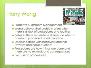 Spe546 collaborative activity - classroom management theories | PPTX
