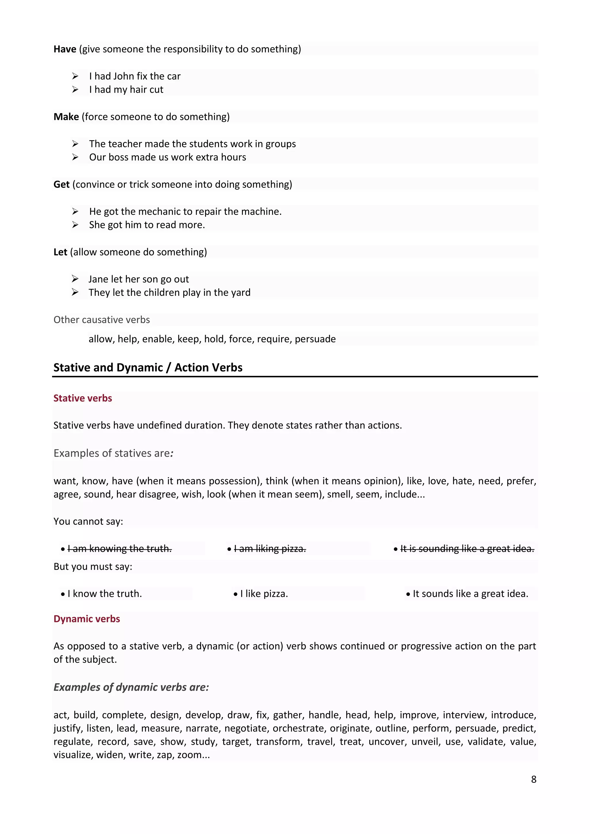English grammar, parts of speech | PDF