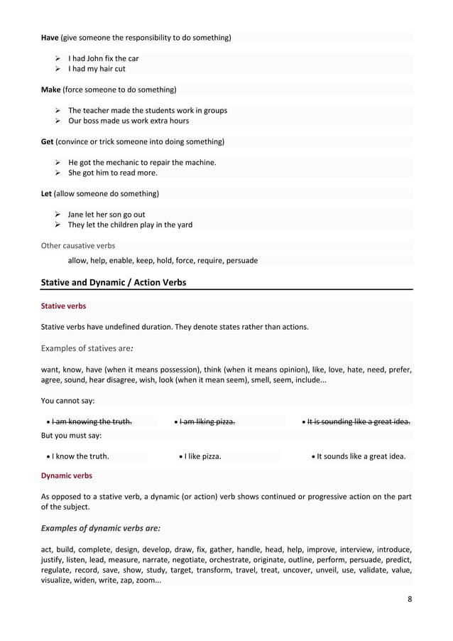 English grammar, parts of speech | PDF